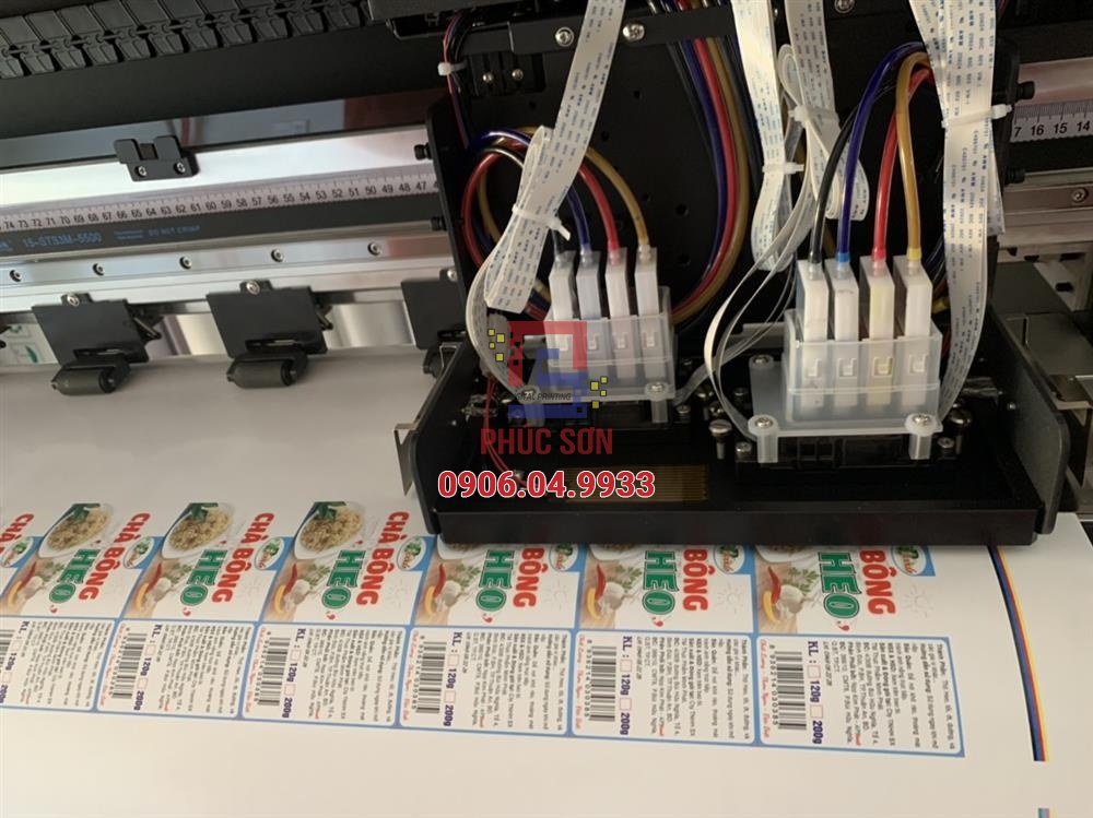 Máy in Decal - PP - tem xe Saitu 1,6m và 1,8 mét - Máy in phun khổ lớn ...