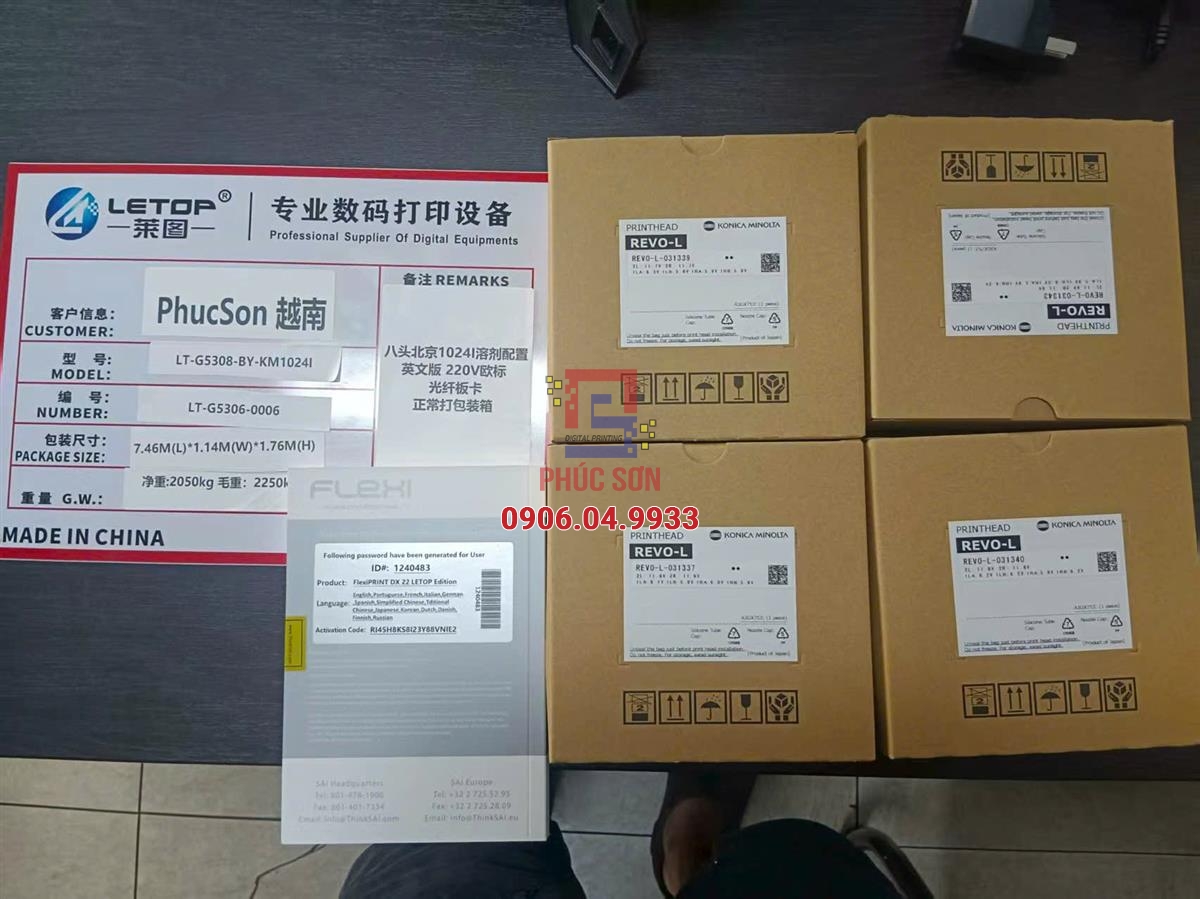 Máy in UV Letop 5m3 – Giải pháp in khổ lớn chất lượng cao